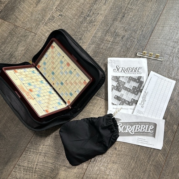 Games | Scrabble Portable Travel Game In Zippered Case | Poshmark